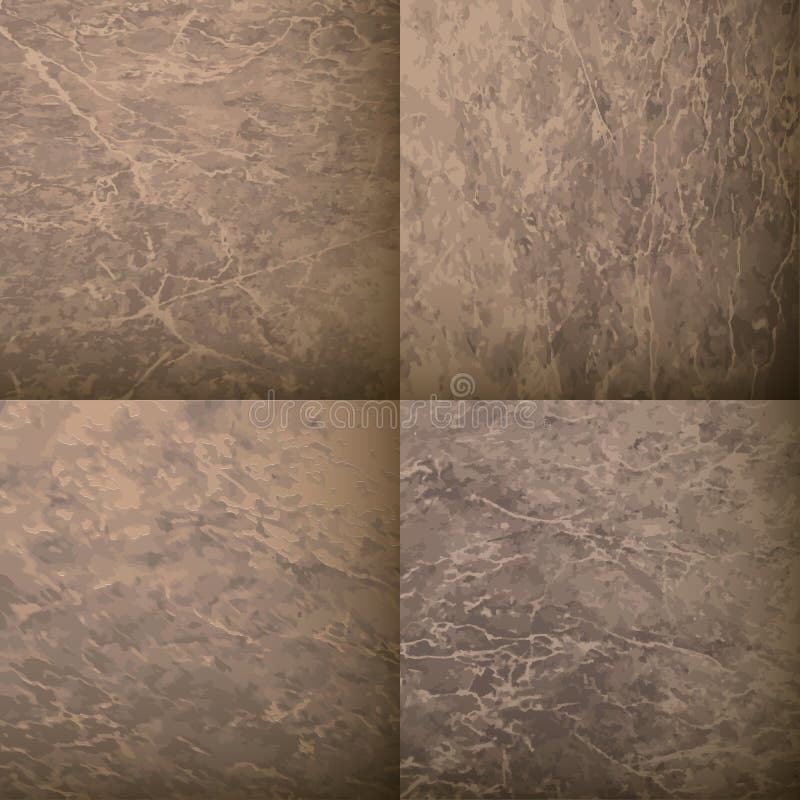 Stone Rock. Vector Set of Textures for Decoration Stock Vector ...