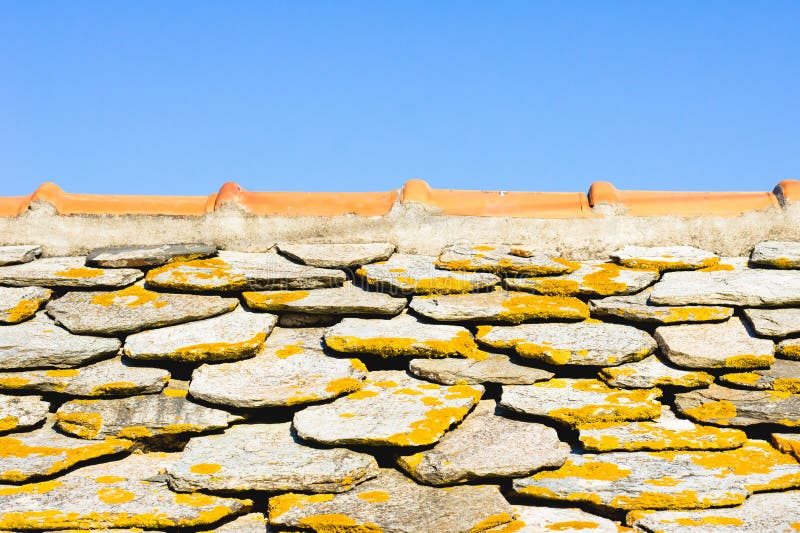 Stone roof stock image. Image of pattern, slate, abstract - 61308623