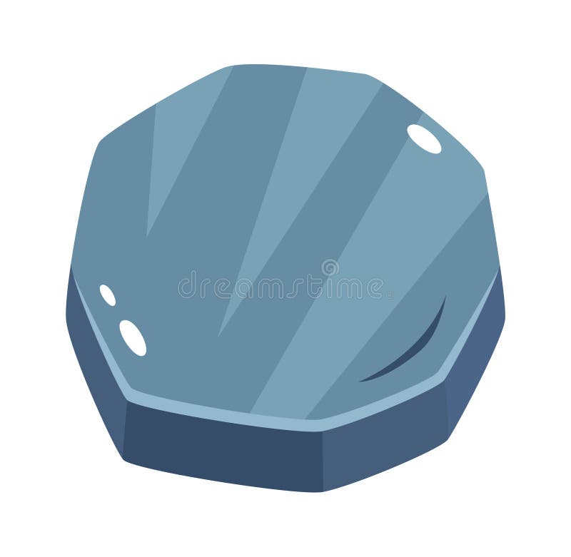 Stone Round Stand stock vector. Illustration of white - 275952360