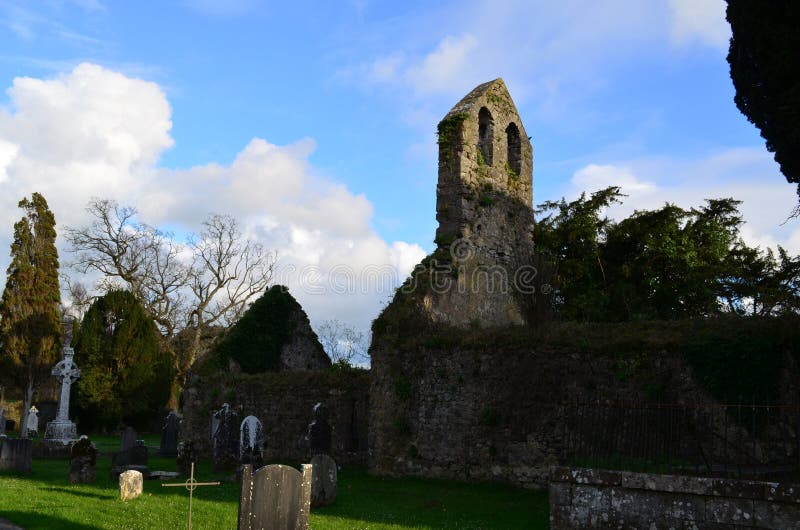 Stone Ruins of Beuly Priory in Scotland Stock Photo - Image of monastic ...