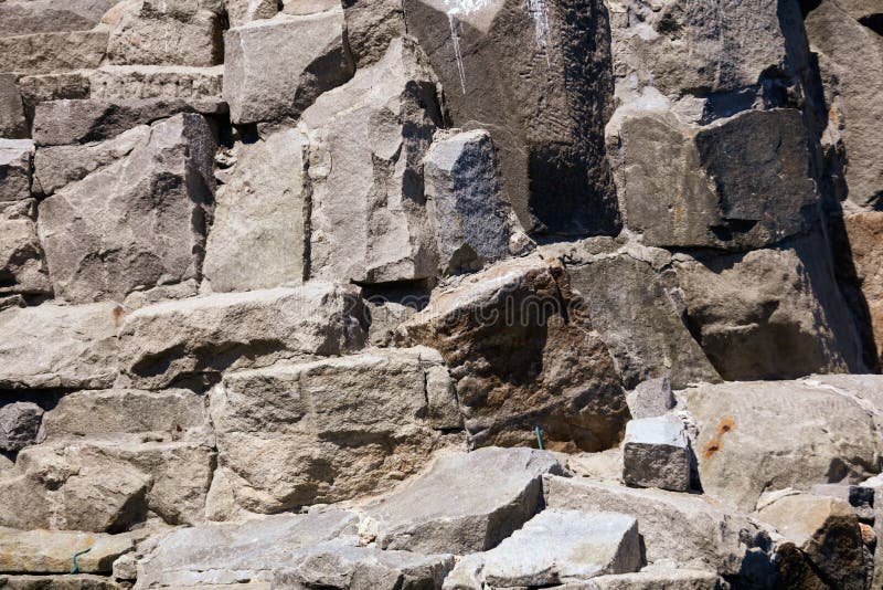 Stone Ruins from Old Walls As an Abstract Background Stock Image ...