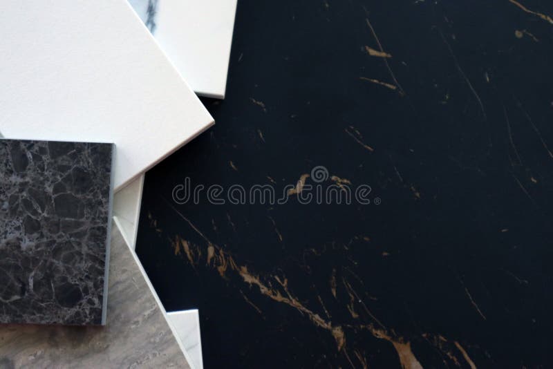 Stone Samples for Design, Close Up Stock Image - Image of choice ...