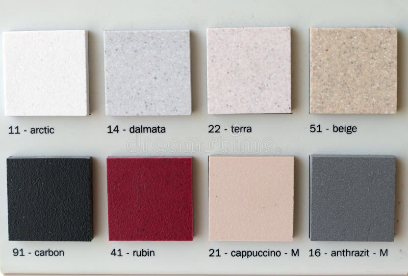 Stone Samples for Design, Close Up Stock Image - Image of flooring ...