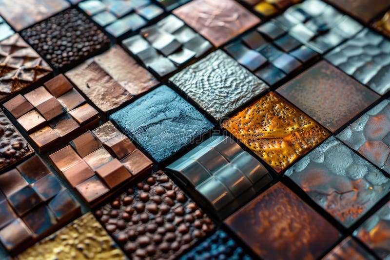 Stone Samples. Paving Samples. Palette of Materials for Repair ...