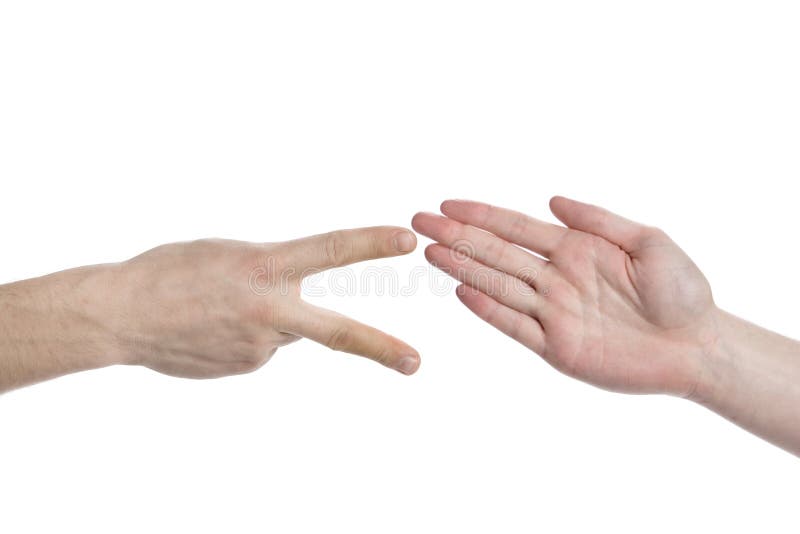 Scissors, Paper, Stone - Hands Stock Image - Image of play, gesturing ...