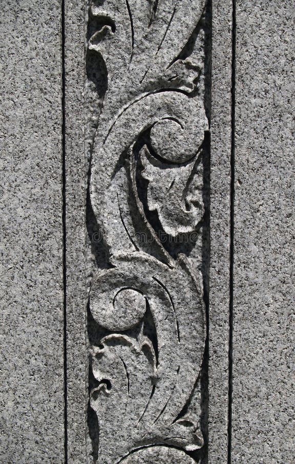 Stone Scroll Carving stock photo. Image of stone, carve - 867010