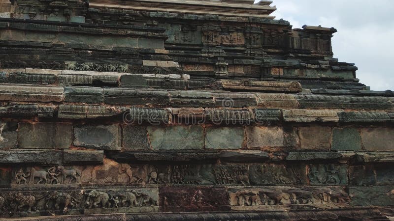 Stone Village and Sculpture Design in India Stock Image - Image of ...