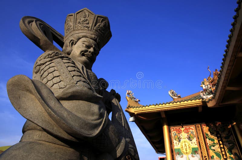 Stone Sculpture of Chinese God in Chinese Temple, China Stock Image ... Stone Sculpture of Chinese God in Chinese Temple, China Stock Image ...