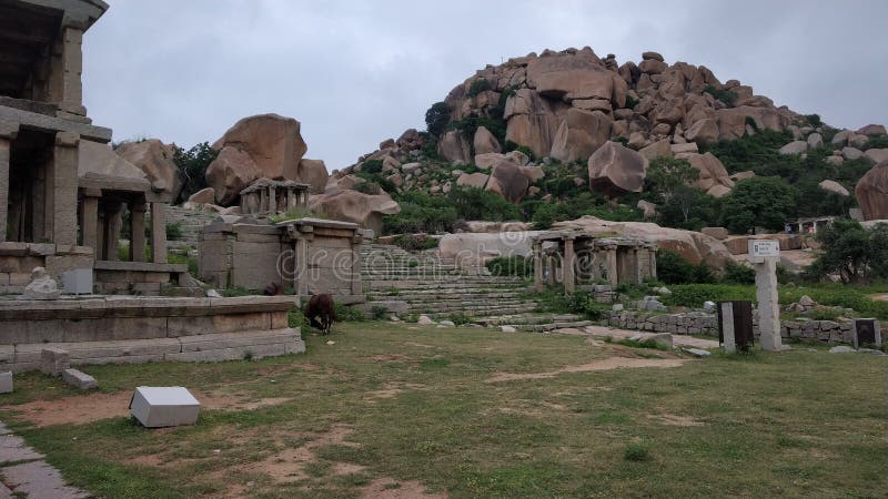 Stone Sculpture Design and Architecture in India Stock Image - Image of ...