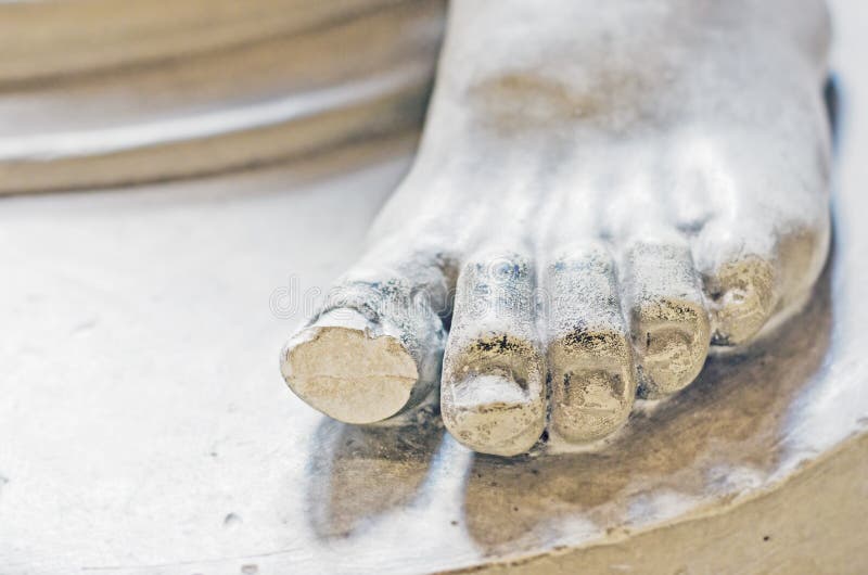 Gypsum statue - foot stock image. Image of copy, statue - 31577131