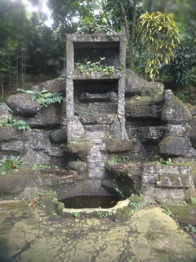 Stone Sculpture Historical Site Stock Image - Image of wall, rock ...