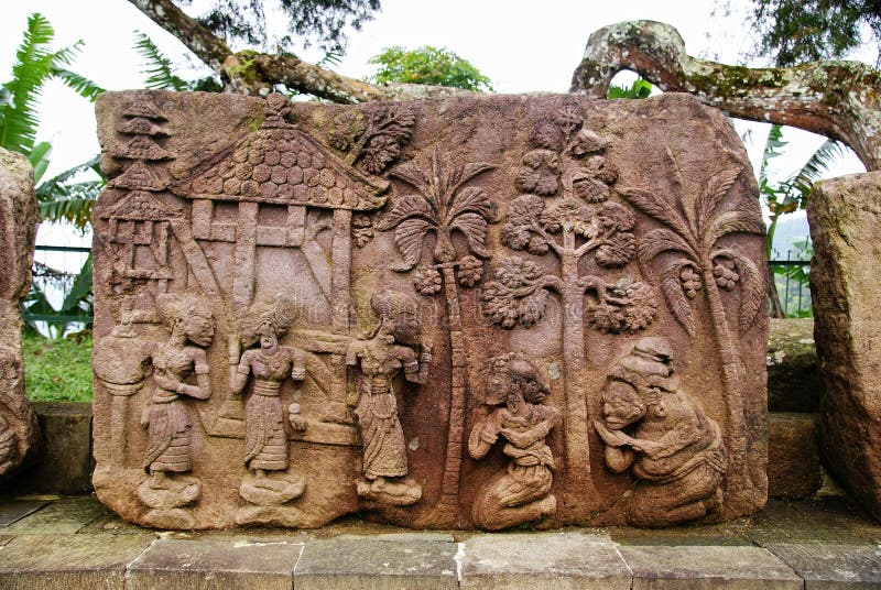Stone Sculpture and Relief in Sukuh Temple Editorial Photo - Image of ...