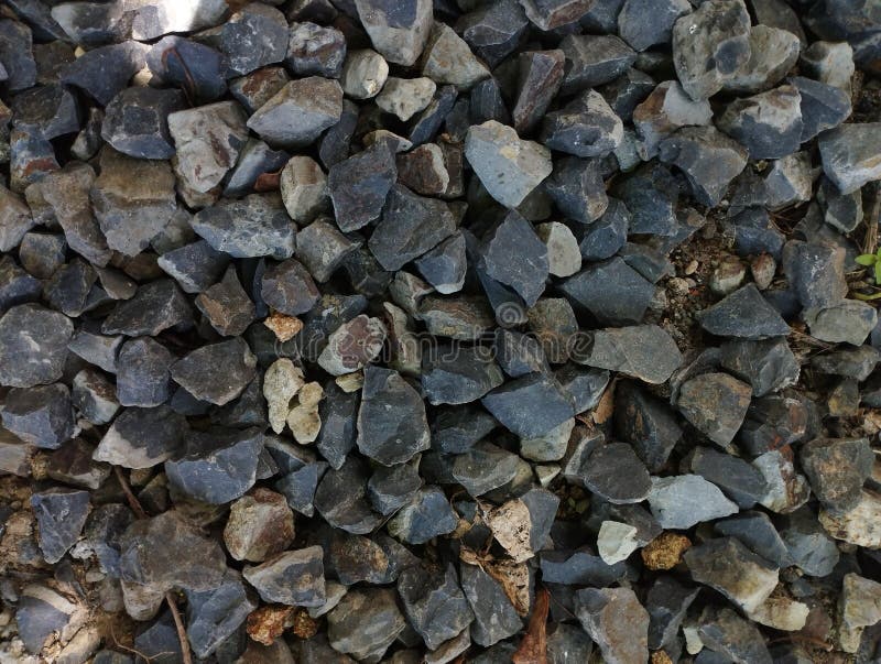 Stone Shards for Casting Media in Building Concrete Stock Image - Image ...
