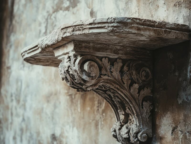 Stone Shelf Close Up stock photo. Image of wall, natural - 381876896