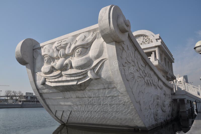 Stone ship stock image. Image of shifang, visit, culture - 30321575