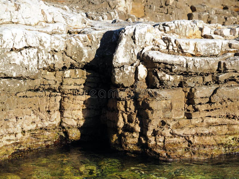 Stone shore stock photo. Image of effect, rocks, ancient - 48113532