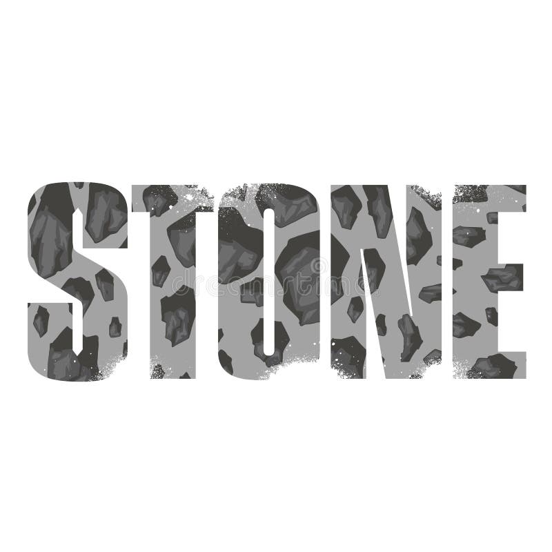 Stone sign stock vector. Illustration of element, stone - 55094140