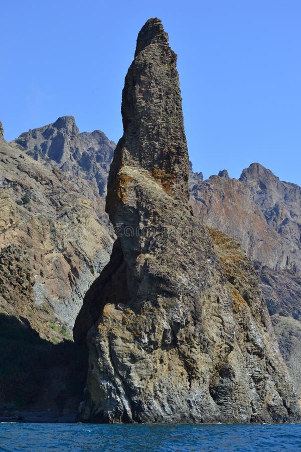 Stone spire stock photo. Image of ukraine, hills, massif - 29273758