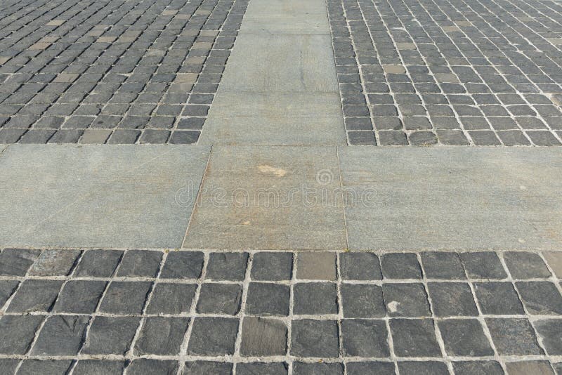 Stone Square. Old Road of Stones Stock Image - Image of ground, path ...