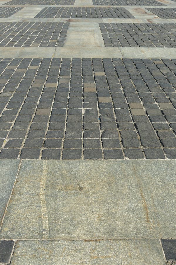 Stone Square. Old Road of Stones Stock Image - Image of ground, path ...