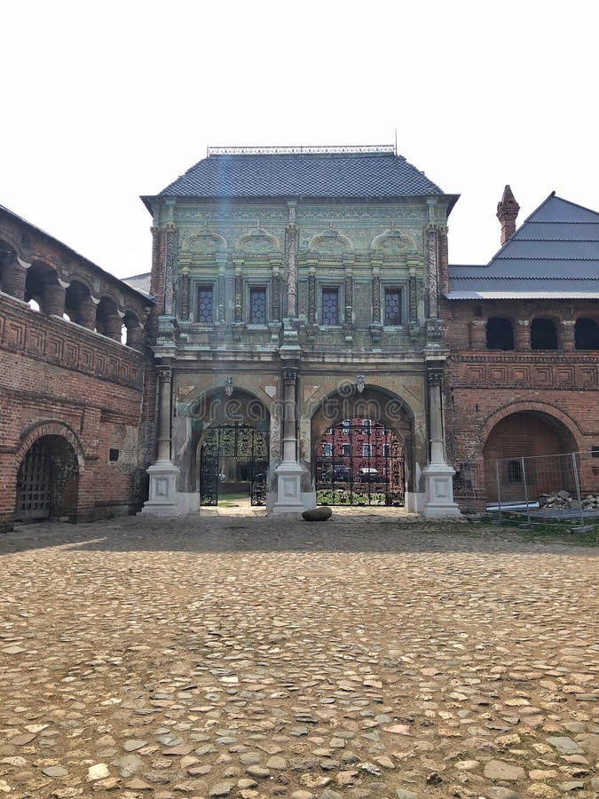 Stone Square in the Temple or Monastery Stock Image - Image of building ...
