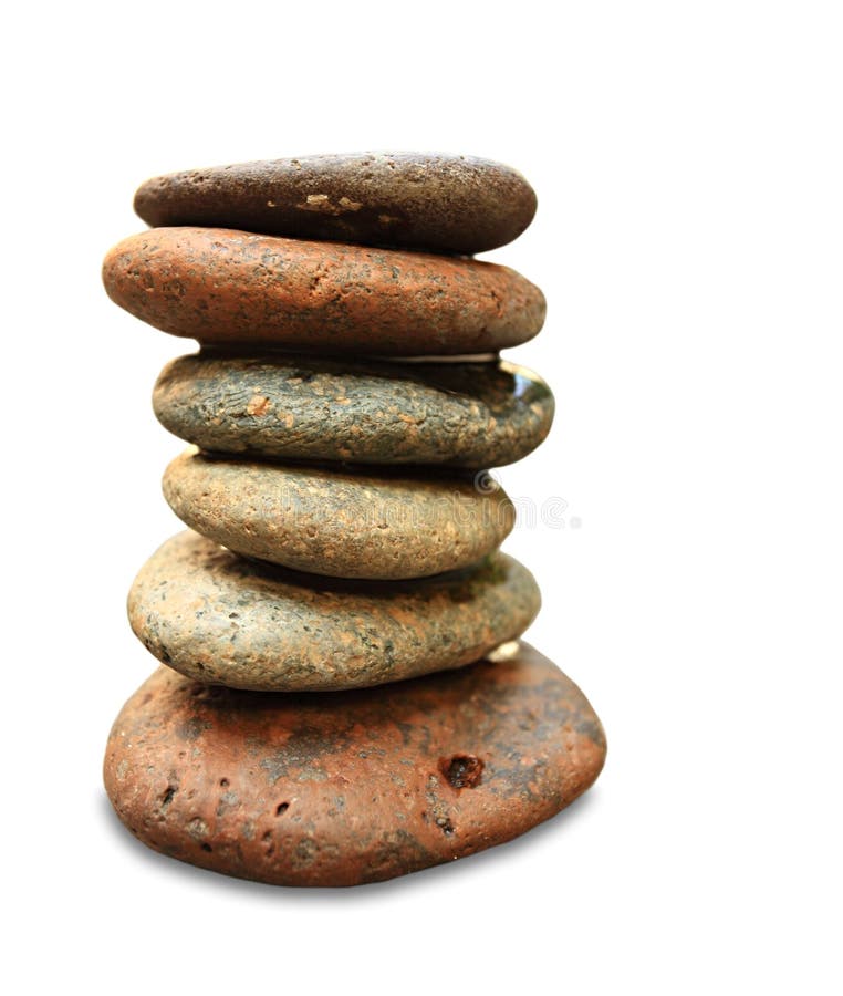 Stone Stack stock photo. Image of hope, plant, fresh - 17697782