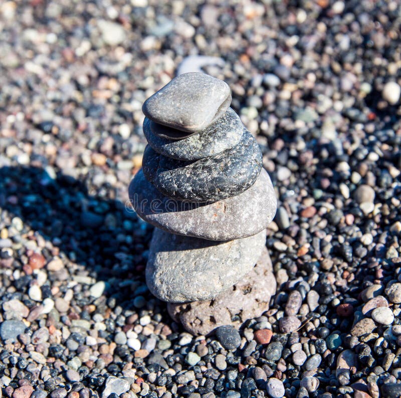 Stone stock photo. Image of balancing, pyramid, abstract - 51293590