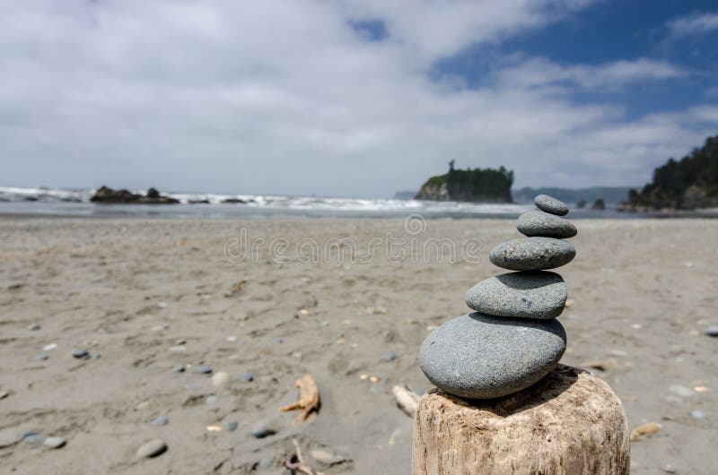 Stone Stacking at the Beach Stock Photo - Image of nature, outdoor ...