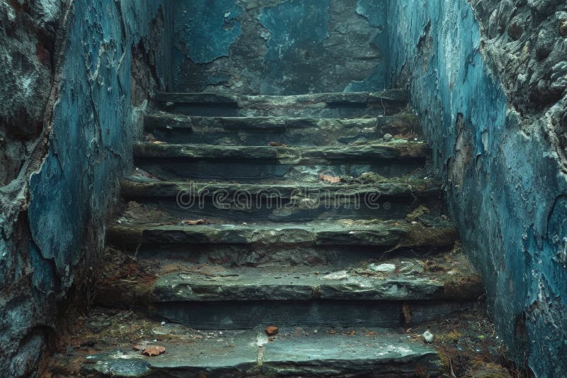 A Stone Staircase Leading To Nowhere Stock Photo - Image of house ...