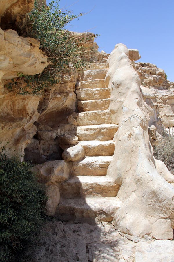 A Stone Staircase in the Rock Stock Photo - Image of climate, majestic ...