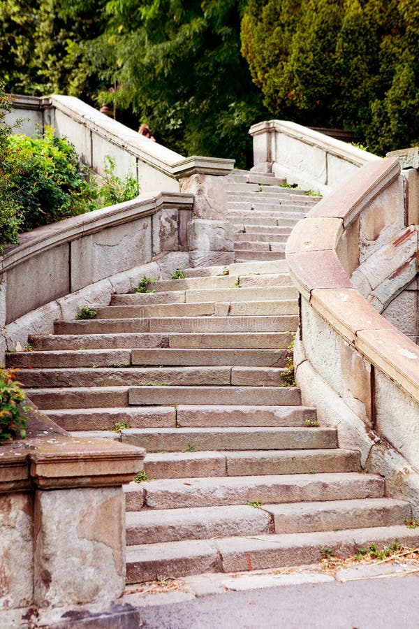 Stone staircase stock image. Image of color, path, fountain - 32590423