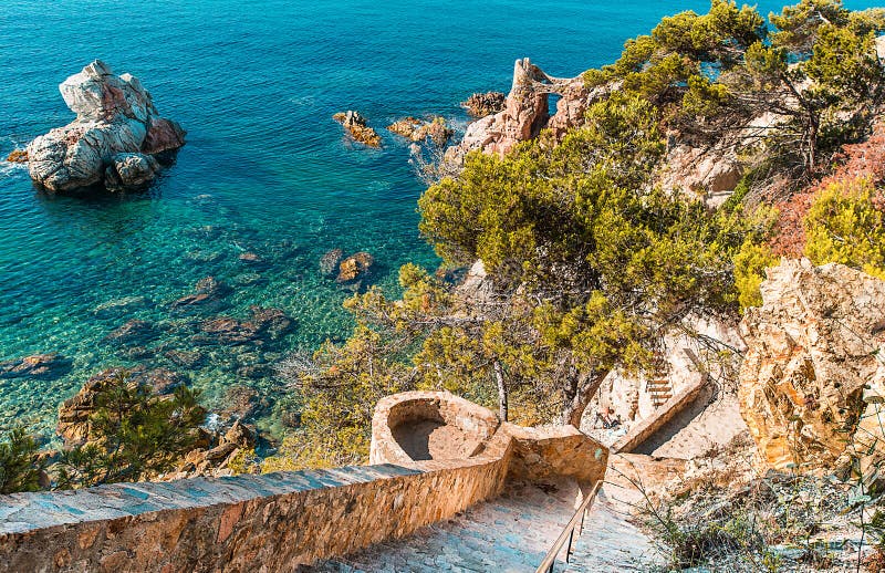 Cala Olivera beach stock photo. Image of ibiza, summer - 172793778