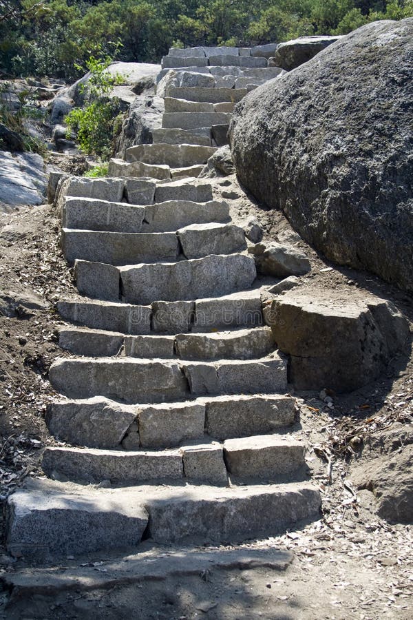 Stone Stairs stock image. Image of rock, staircase, stair - 6157081