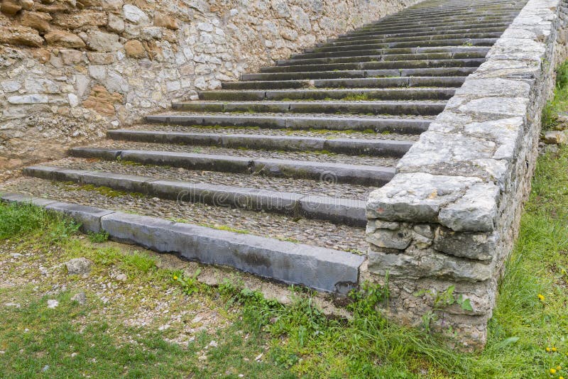 Stone stairs. stock photo. Image of historic, staircase - 56923718