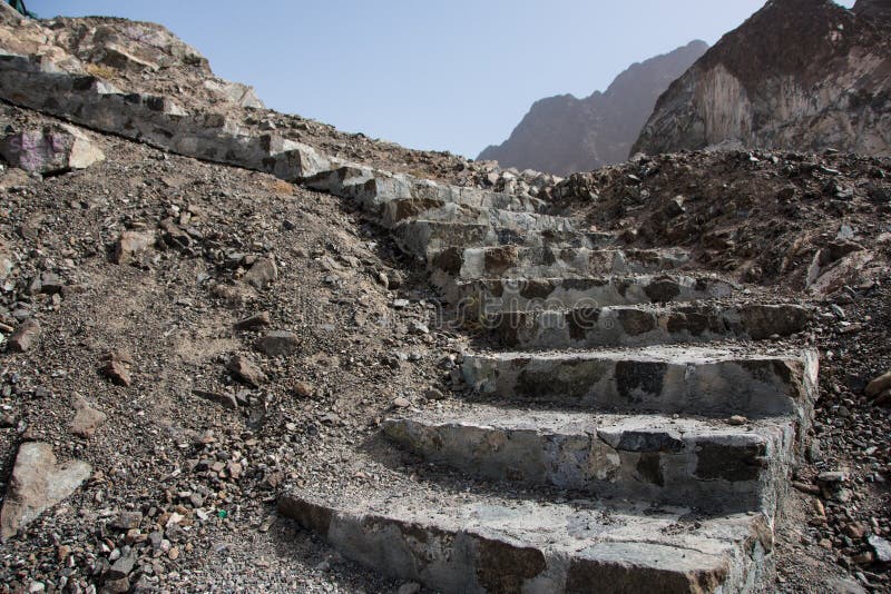 Stone Stairs stock image. Image of hatta, steps, horizontal - 53143351