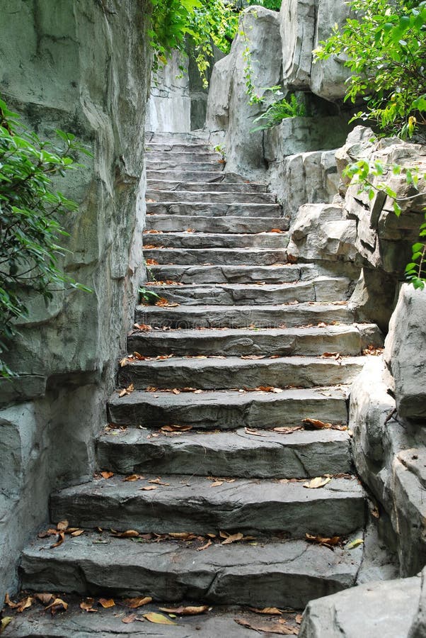 Stone stairway stock photo. Image of texture, rock, defoliation - 20343450
