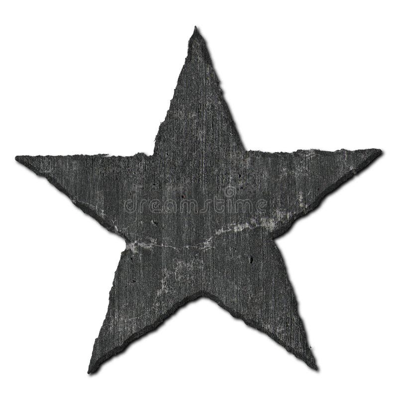 Stone star. stock illustration. Illustration of white - 35994857