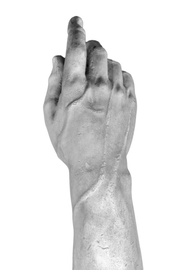 Stone Statue Detail of Human Hand Stock Photo - Image of east, italian ...