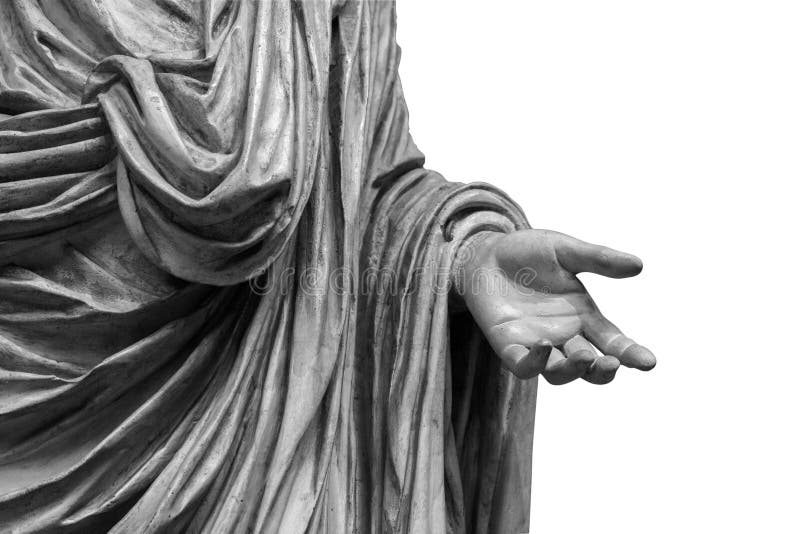 Stone Statue Detail of Human Hand Stock Photo - Image of buddha, asian ...