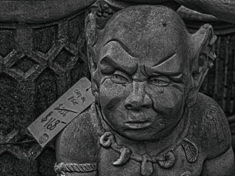 Orc stock photo. Image of detail, mystery, sculpture - 115357574
