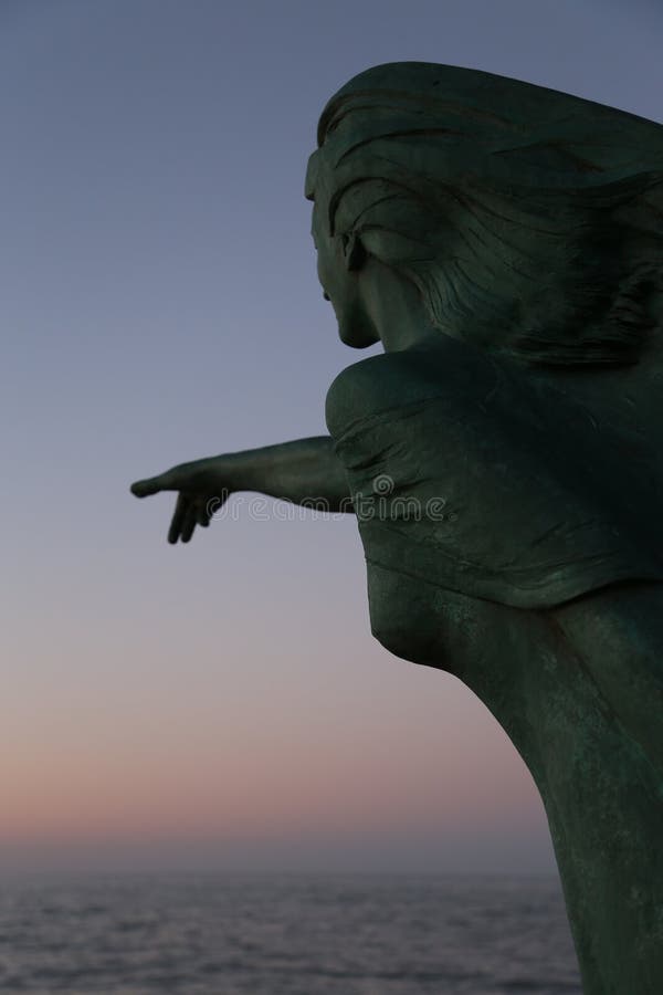 Statue of a Man Pointing His Finger Stock Photo - Image of statue ...