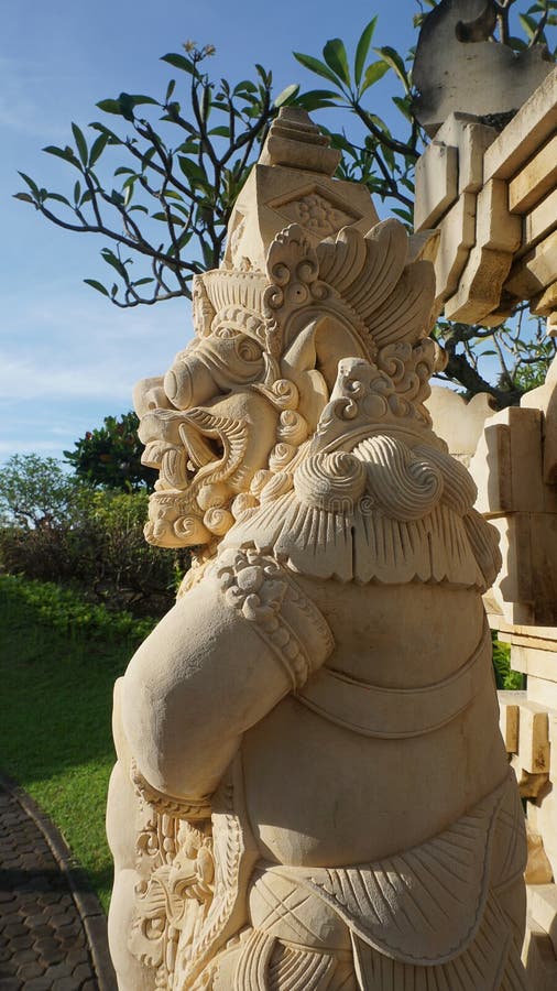 A Stone Statue that Symbolizes the Guard of the Gate of a House or ...