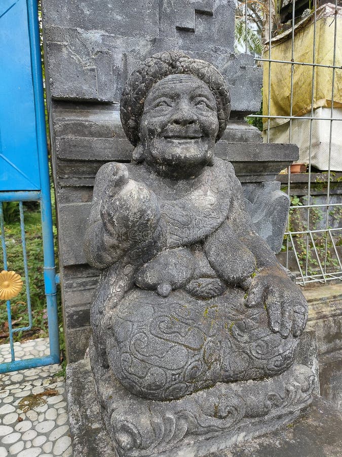 A Stone Statue that Symbolizes the Guard of the Gate of a House or ...