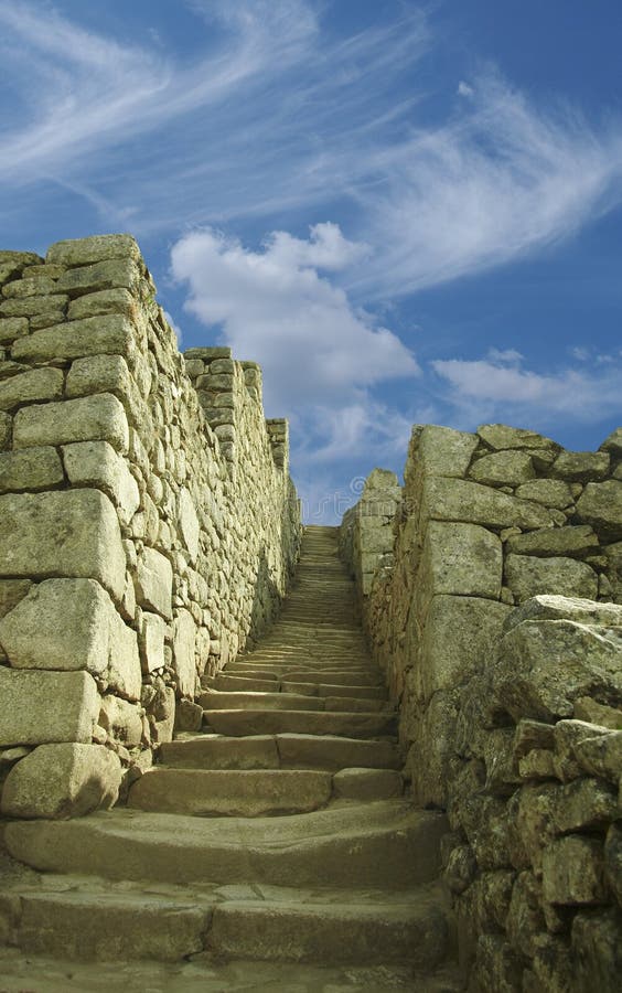 Stone step and blue stock photo. Image of america, historical - 54188778