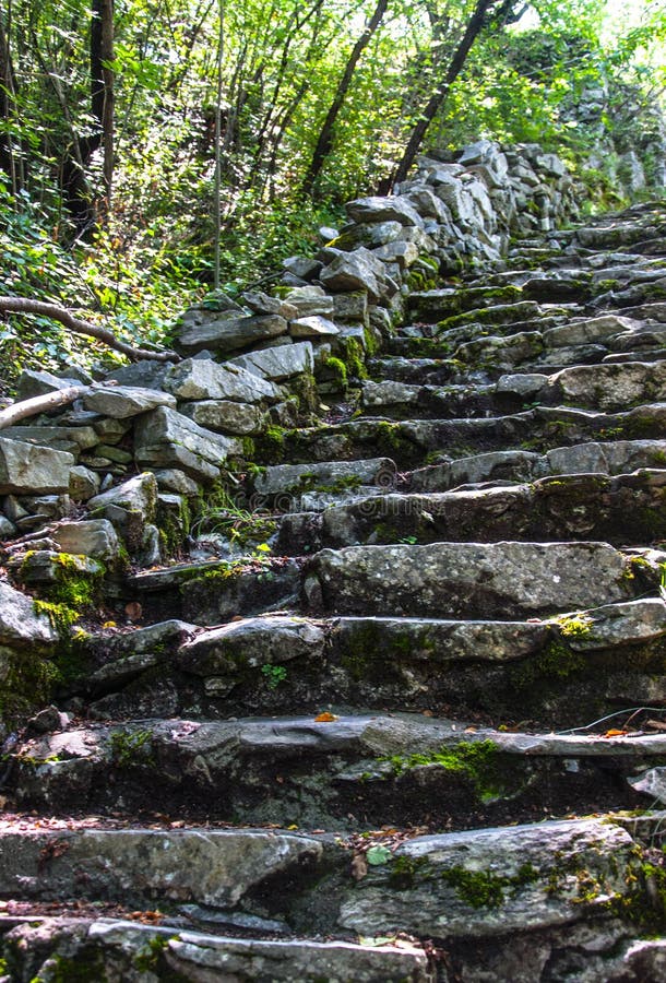 Stone Steps Carved in the Rock Stock Photo - Image of steps, beauty ...