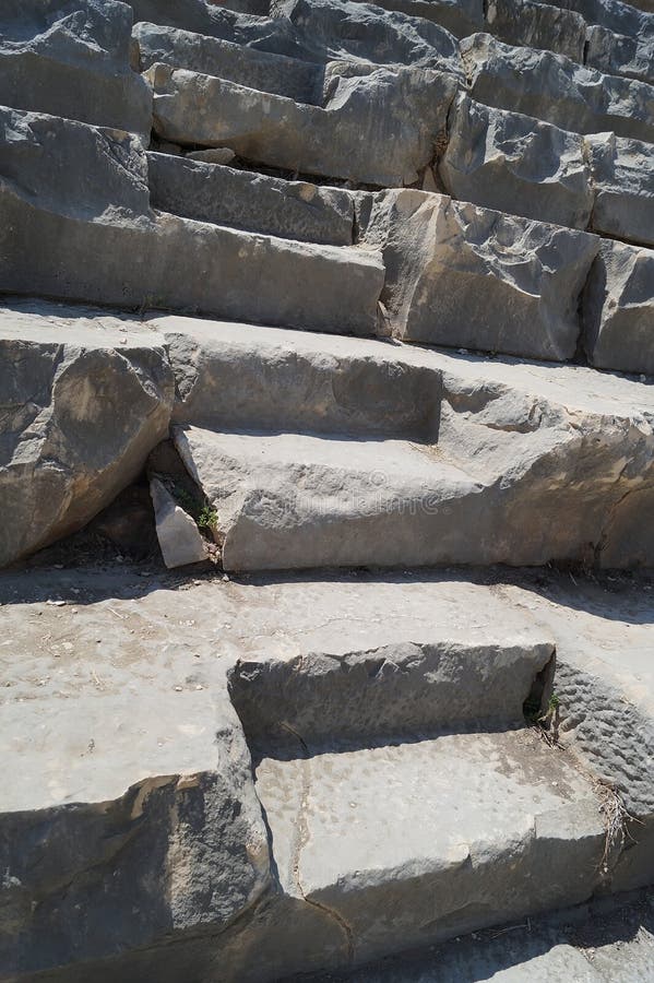 Stone steps of Coliseum stock photo. Image of sunlight - 66363980