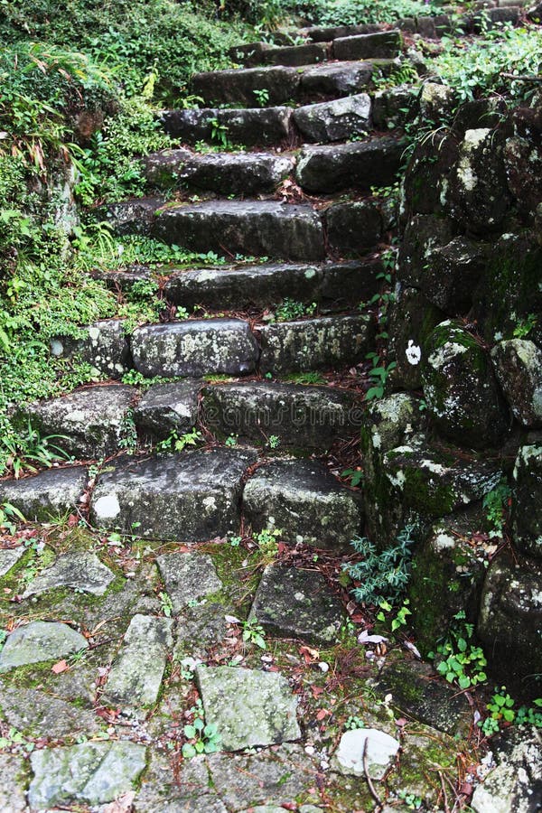 Stone Steps with Irregular Shapes Stock Image - Image of formation ...