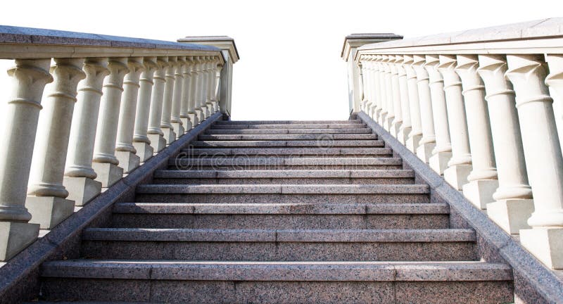 Stone steps isolated stock photo. Image of gray, classical - 225664822