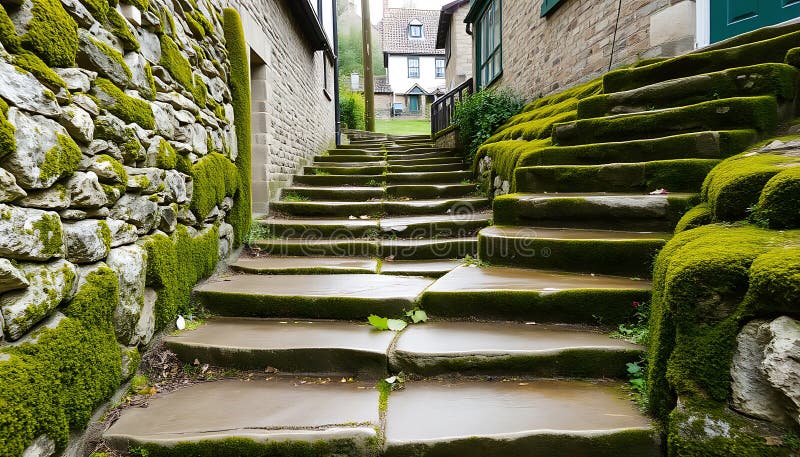Stone Steps, Mossy Stairs, Garden Path, Stone Steps, Stairs, Garden ...