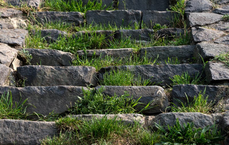 Stone steps stock photo. Image of exterior, gray, rough - 53382522